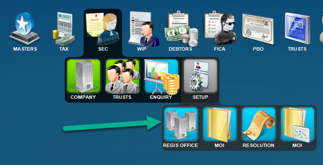 Registered office Set up