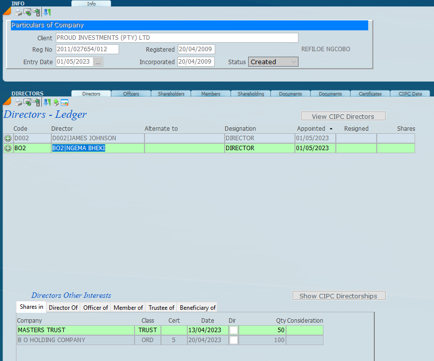 Sky Sec Directors Overview
